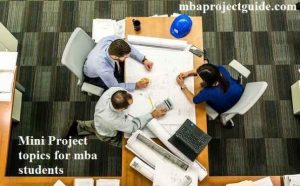 Free Mini Project for MBA Students Pdf